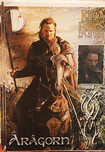 Aragorn Return of the King Bookmark card