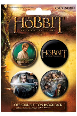 The Hobbit Pin-Back Button Set C