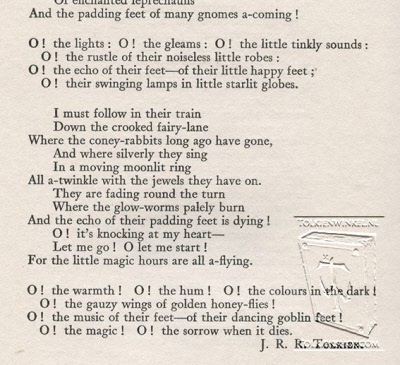 "Goblin Feet" in: The Book of Fairy Poety