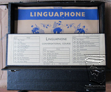 Linguaphone Conversational Course English. 1930 (without the books)