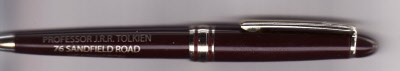 Prof Tolkien address pen