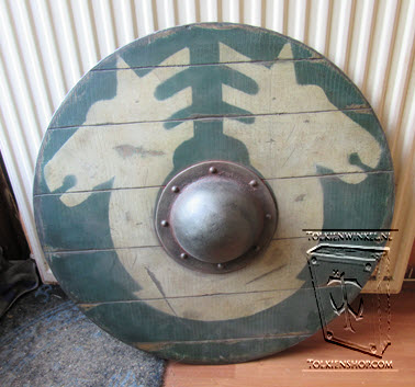 Rohan wooden shield, horses (18/2)