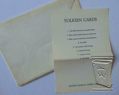 Tolkien Cards. A&U, 1975