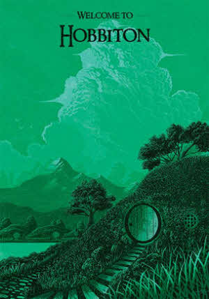 Welcome to Hobbiton print