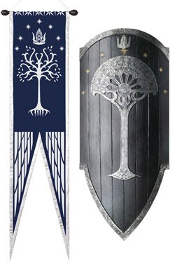 Gondor shield with flag. UC40231